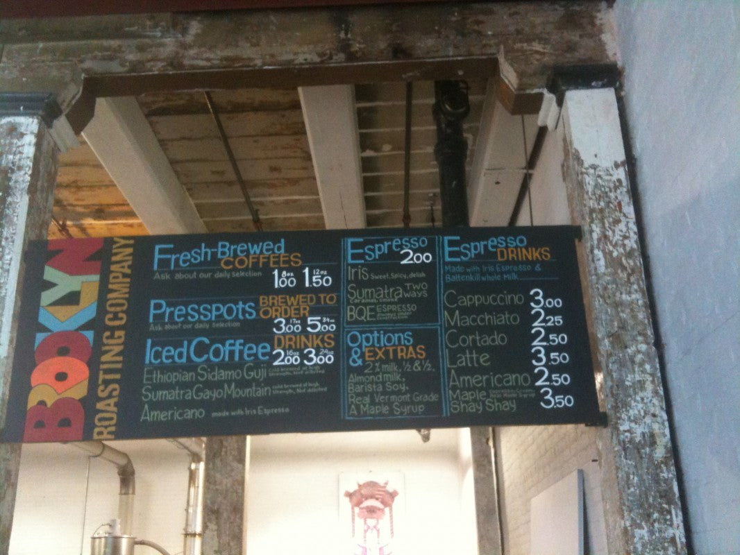 New Menu and New Coffees! - Brooklyn Roasting Company